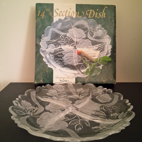 Dream Rose | Dining | New Dream Rose By Cassidys Glass Section Dish ...
